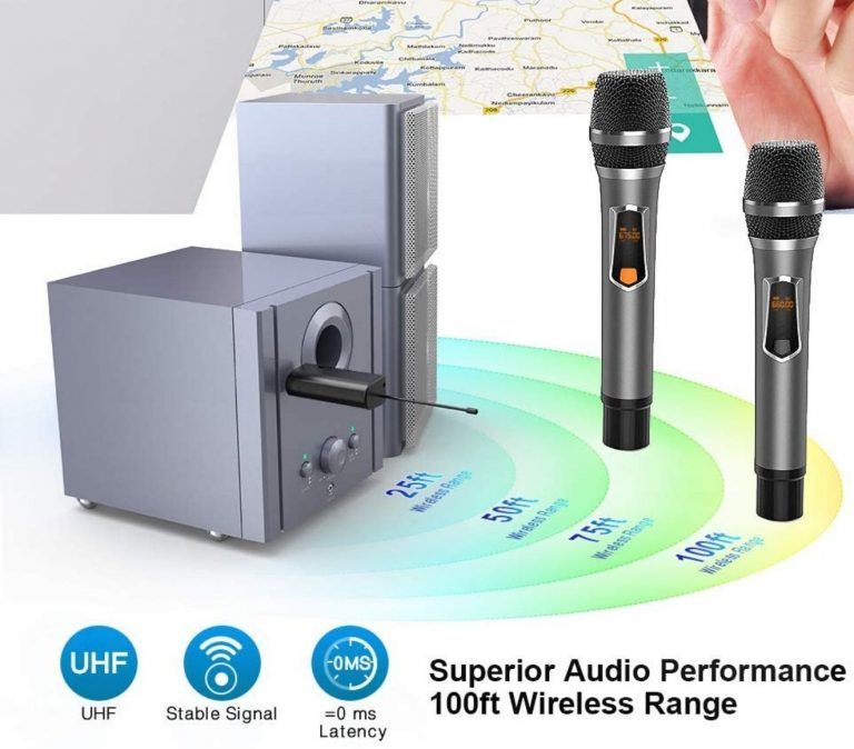 Micrófono inalámbrico recargable. PLANES. Compra en línea.