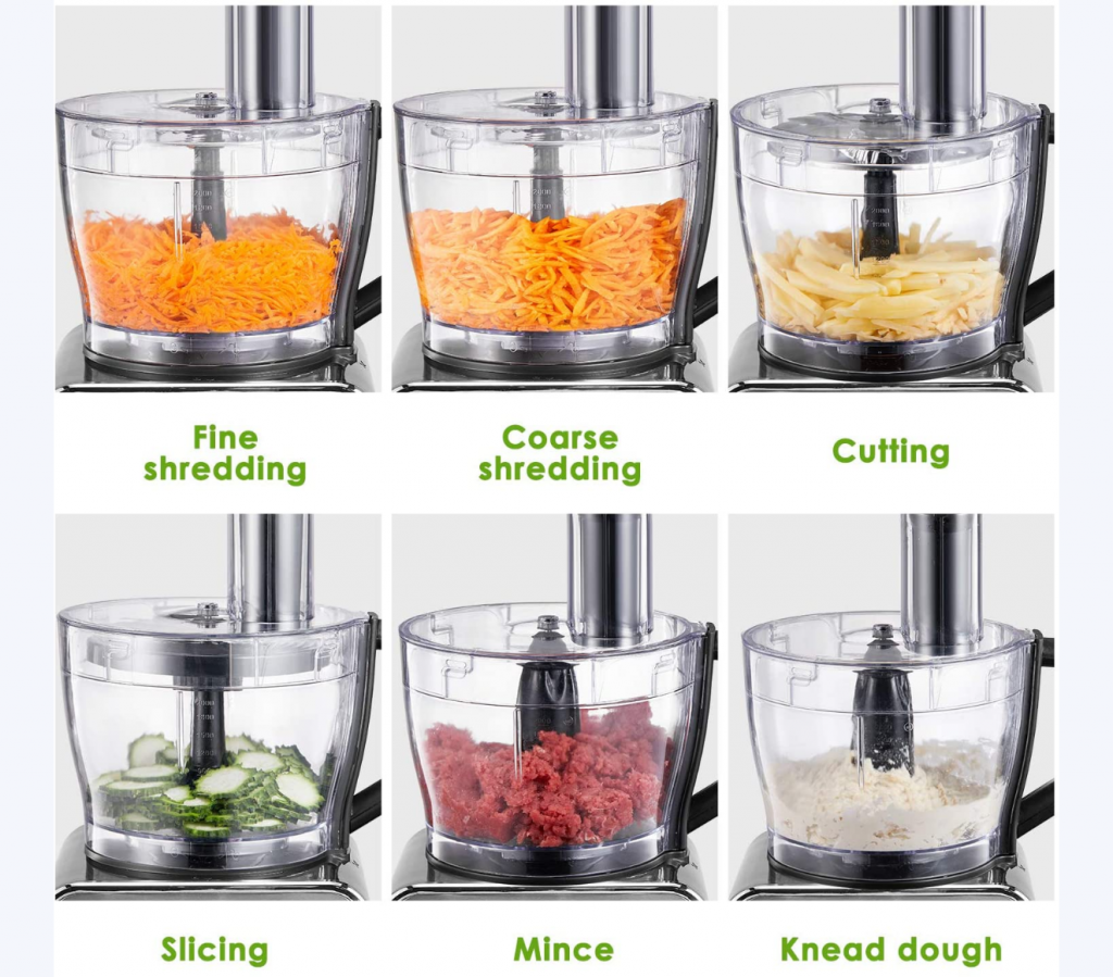 Procesador de alimentos Decen HGM409 de 12 tazas