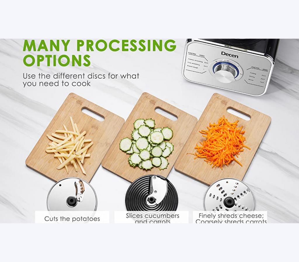 Procesador de alimentos Decen HGM409 de 12 tazas