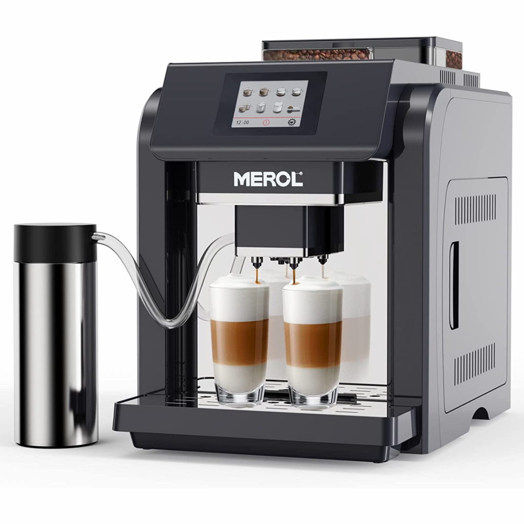 Máquina automática Merol de café espresso, americano, latte y capuchino