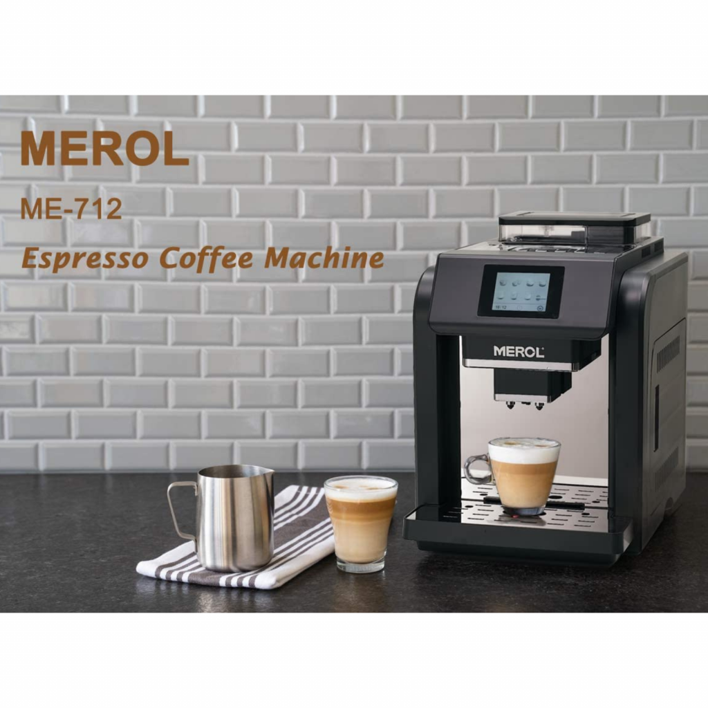 Máquina automática Merol de café espresso, americano, latte y capuchino